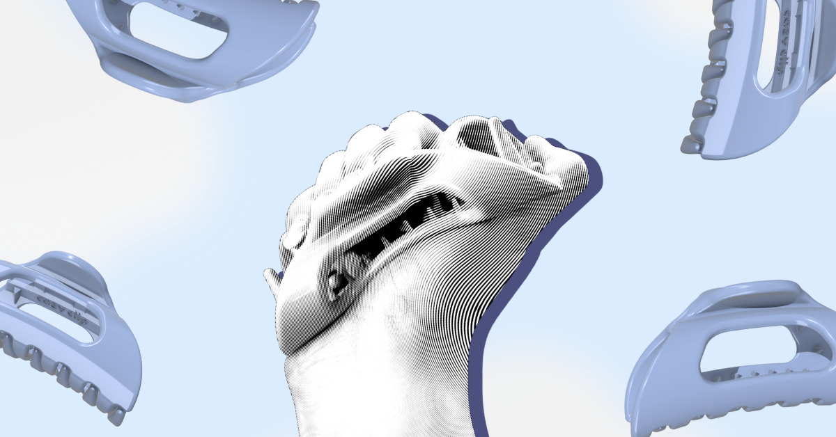 The Cozy Clip™: The World's First Flexible Claw Clip